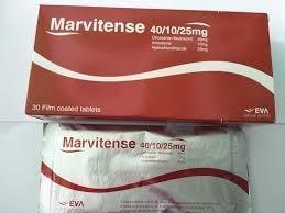 Marvitense 40/10/25 mg - 30 F.C. Tablet - Order Now | Vezeeta Pharmacy