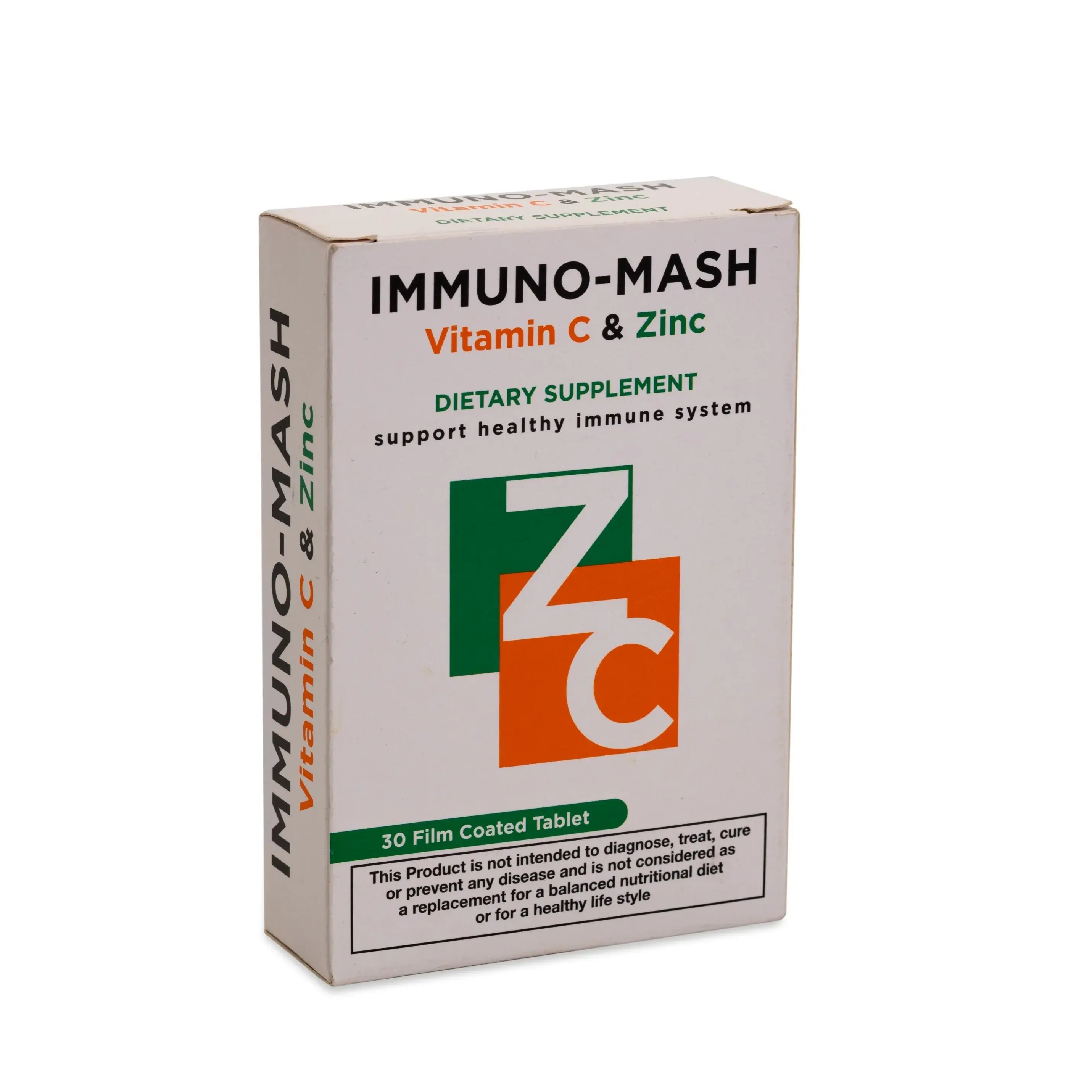 Immuno-Mash Vitamin C & Zinc - 20F.C. Tablets - Order Now | Vezeeta ...