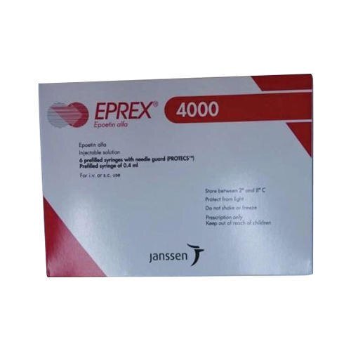 Eprex 4000IU/0.4ml-6 prefilled syringes - Order Now | Vezeeta Pharmacy
