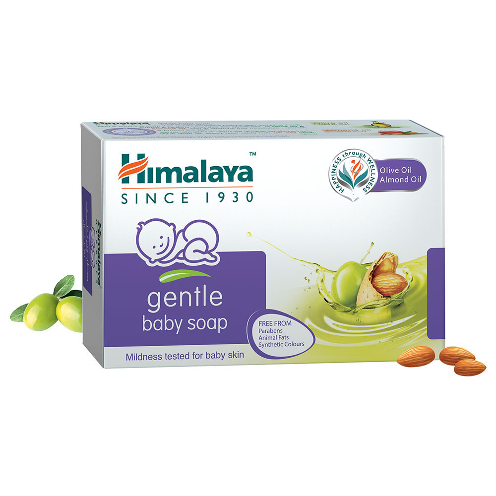 Himalaya Gentle Baby Soap 125 gm - Order Now | Vezeeta Pharmacy