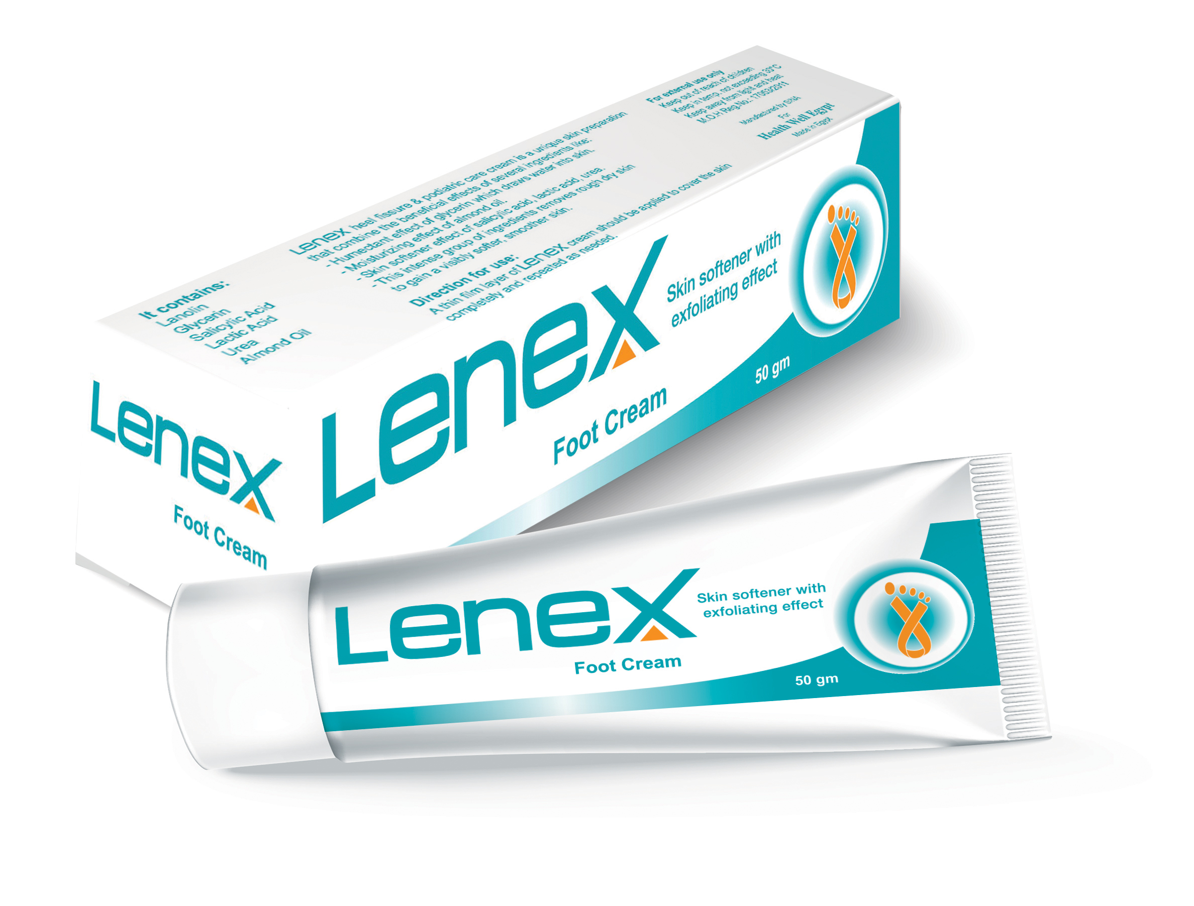 Lenex Foot Cream 50 gm - Order Now | Vezeeta Pharmacy