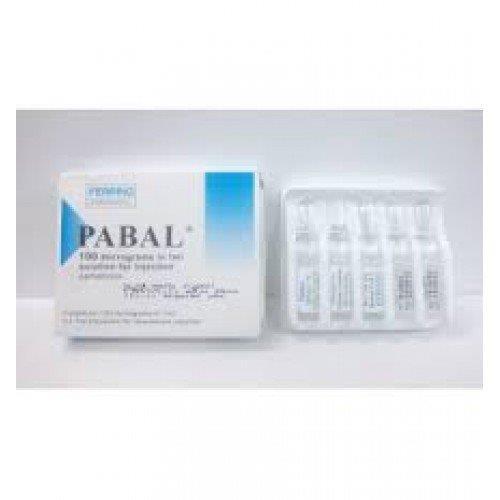 Pabal 100 mcg/ ML - 5 Ampoule For I.V Injection - Order Now | Vezeeta ...