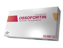 Ossofortin 1.25 mg (50.000 I.U. ) - 30 Tablet - Order Now | Vezeeta ...