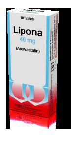 Lipona 40 mg - 10 F.C. Tablets - Order Now | Vezeeta Pharmacy
