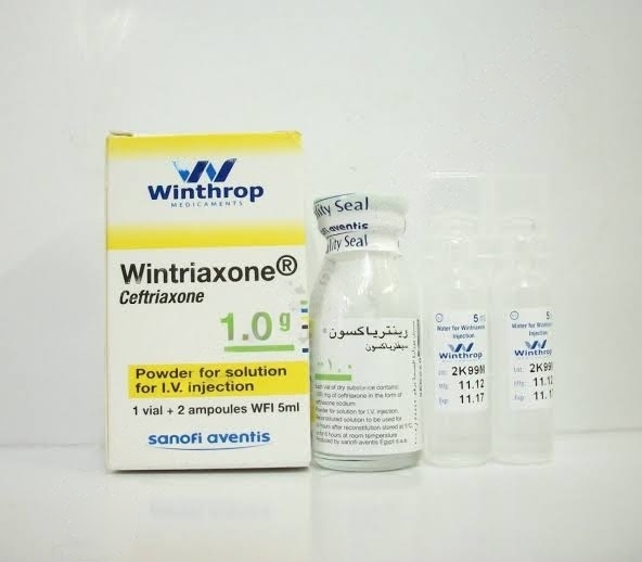 Wintriaxone 1 gm pd. For I.V Injection - Order Now | Vezeeta Pharmacy