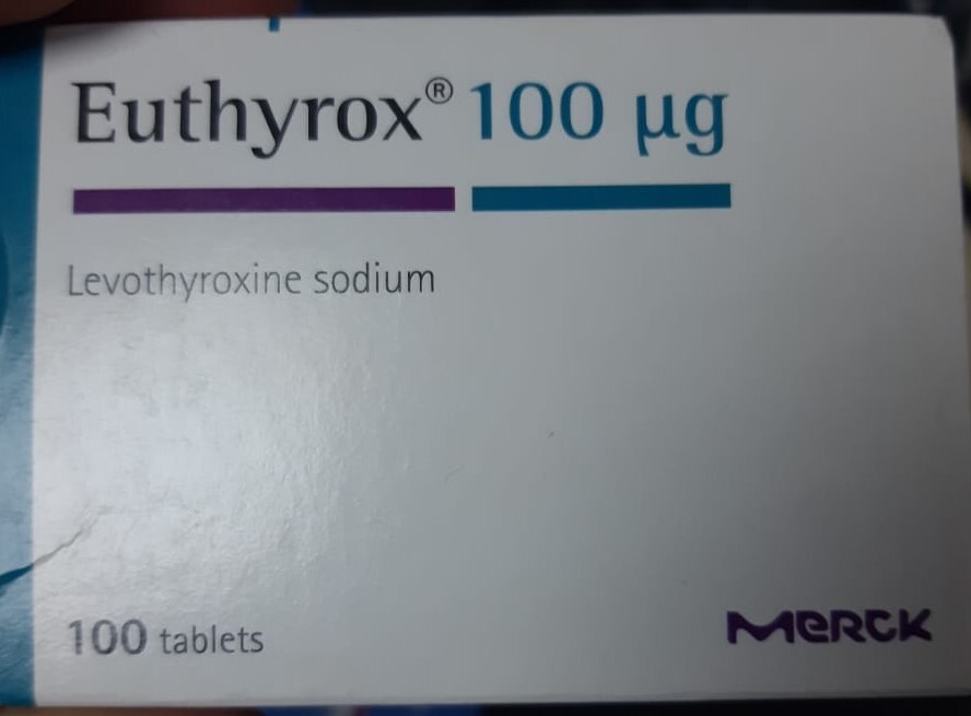 Euthyrox 100mcg 100 tablets - Order Now | Vezeeta Pharmacy