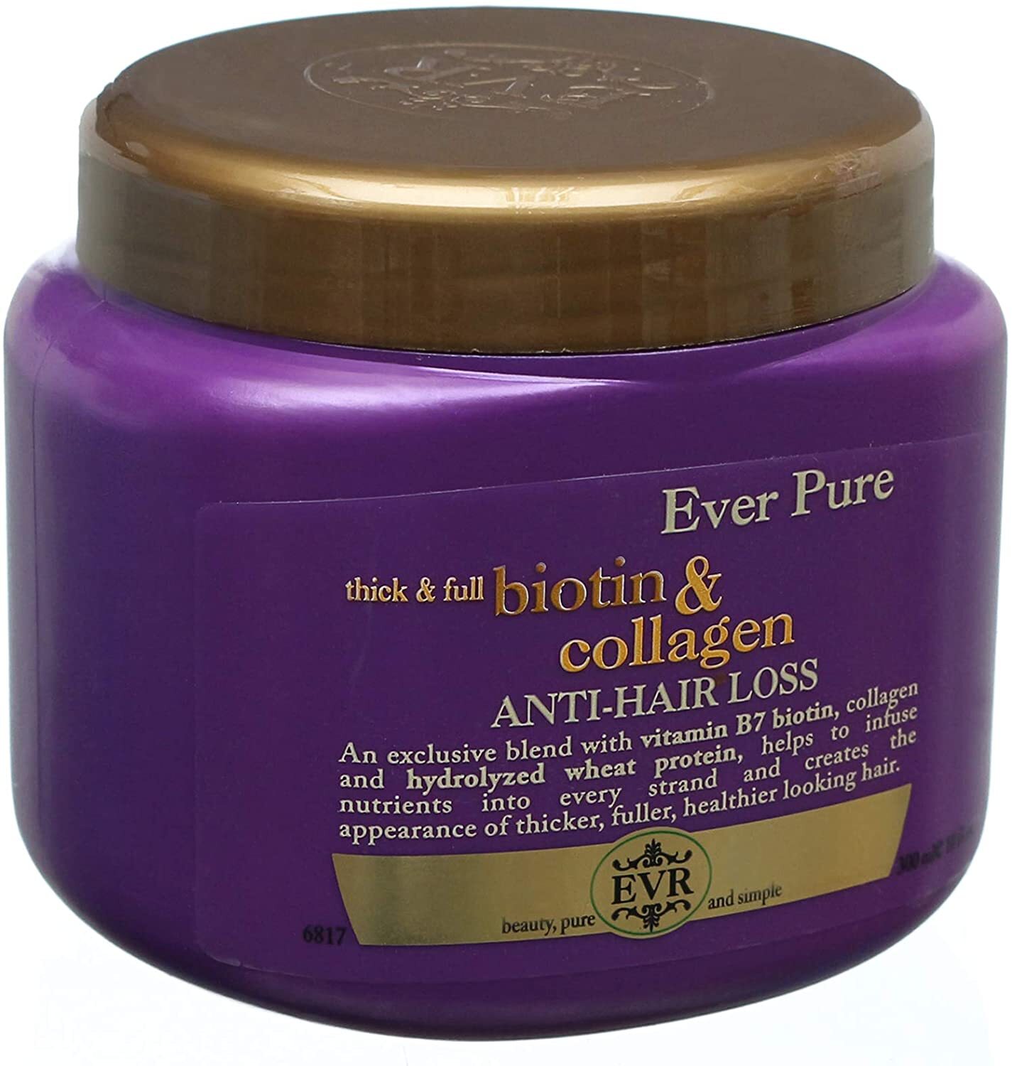 Ever Pure Biotin&Collagen Anti Hair Loss Mask 300 ML - Order Now ...