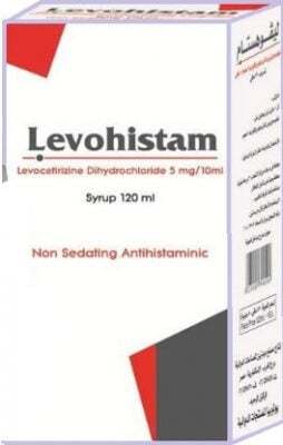 Levohistam 5mg/10ml syrup 120 ml - Order Now | Vezeeta Pharmacy