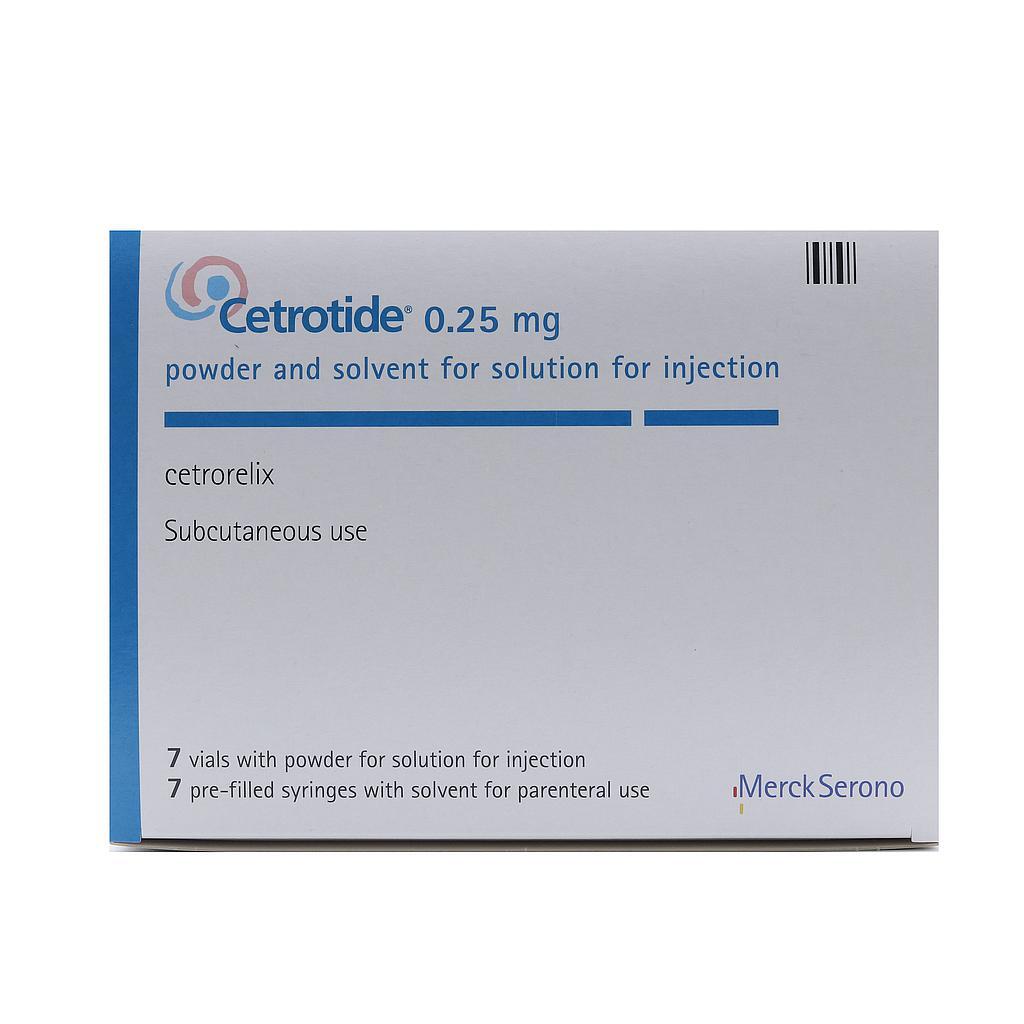 Cetrotide 0.25 mg 7 Powder For Solution For Injection - Order Now ...