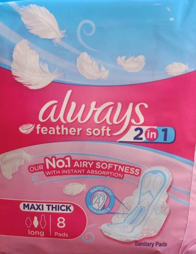 Always Feather Soft 2in1 Maxi Thick Long 8 PCS - Order Now | Vezeeta ...