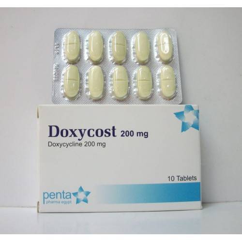 Doxycost 200 mg - 10 Tablet - Order Now | Vezeeta Pharmacy