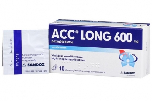 Acc long 600 mg - 10 Effervescent Tablet - Order Now | Vezeeta Pharmacy
