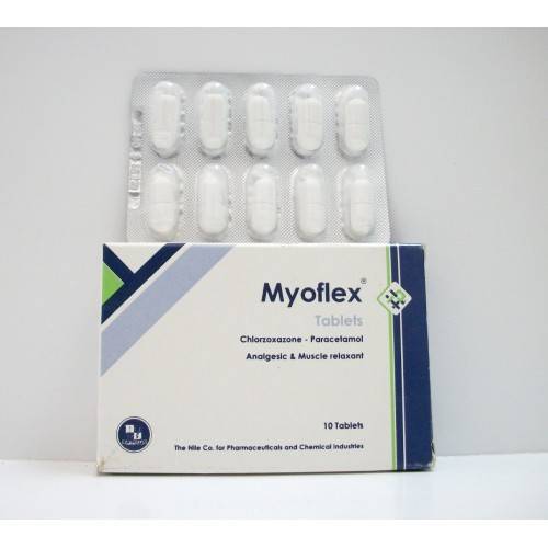 Myoflex - 10 Tablet - Order Now | Vezeeta Pharmacy