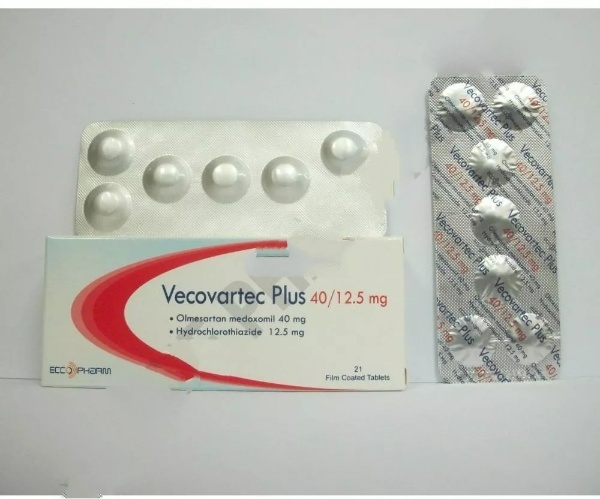 Vecovartec Plus 40/12.5 mg - 21 F.C. Tablet - Order Now | Vezeeta Pharmacy